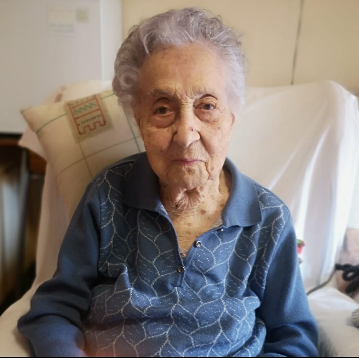 Maria Branyas Morera, die als der älteste Mensch der Welt gilt, ist im ...