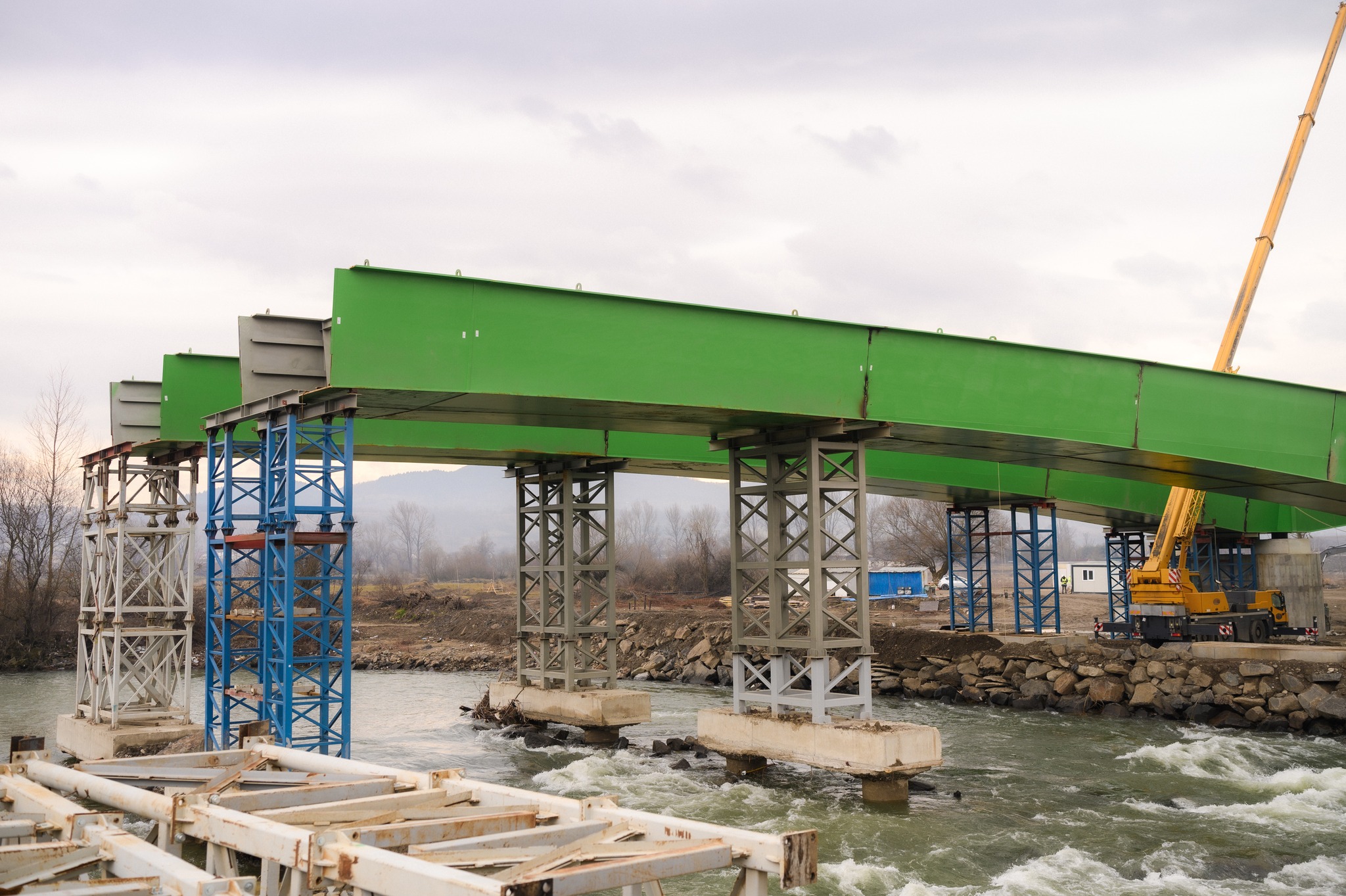 Construcția podului peste Tisa, între România și Ucraina, este în ...