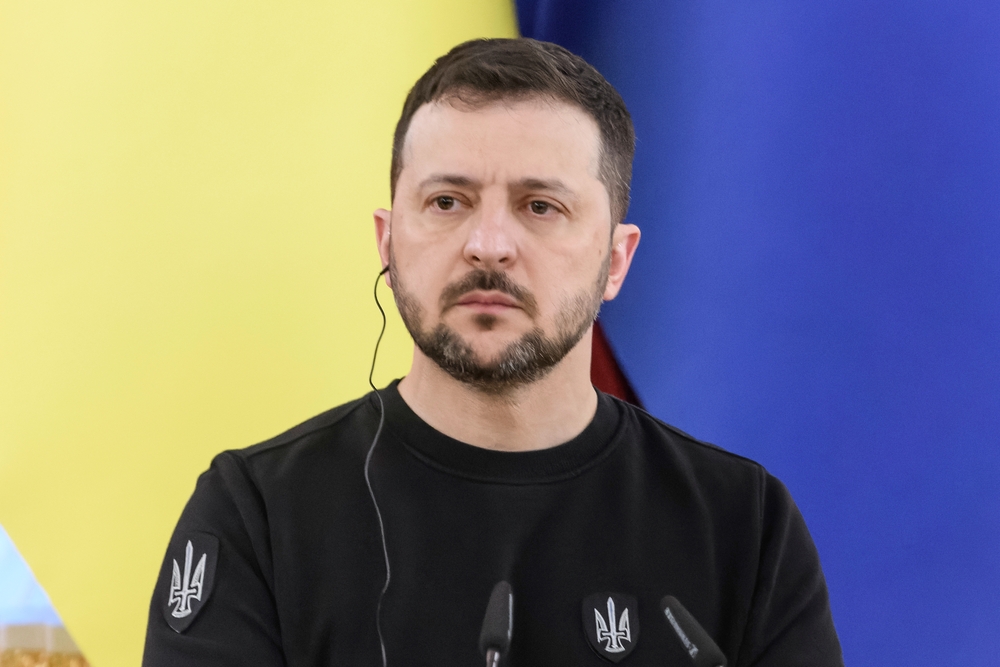 Ukrainian President Volodimir Zelenski expressed his condolences after ...