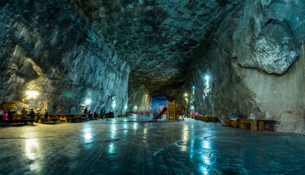 Salina Praid a fost închisă din cauza infiltrațiilor provocate de ...