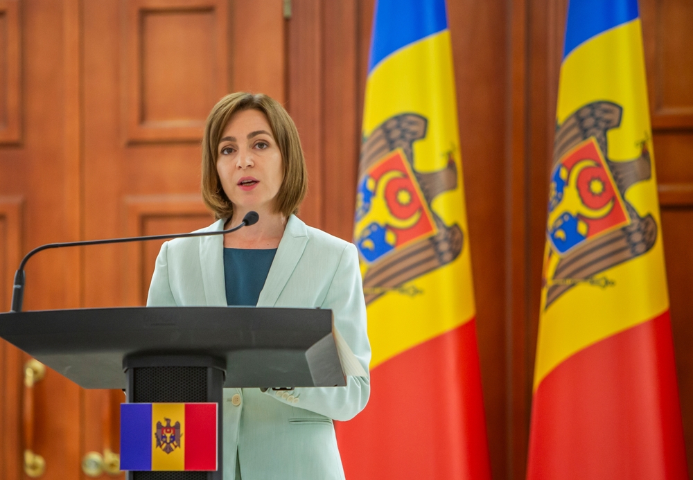 El Presidente de la República de Moldavia, Maia Sandu, ha hablado por ...