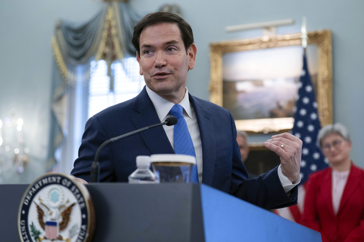 Le secrétaire d'État américain Marco Rubio s'est félicité du démantèlement de l'USAID, estimant ...