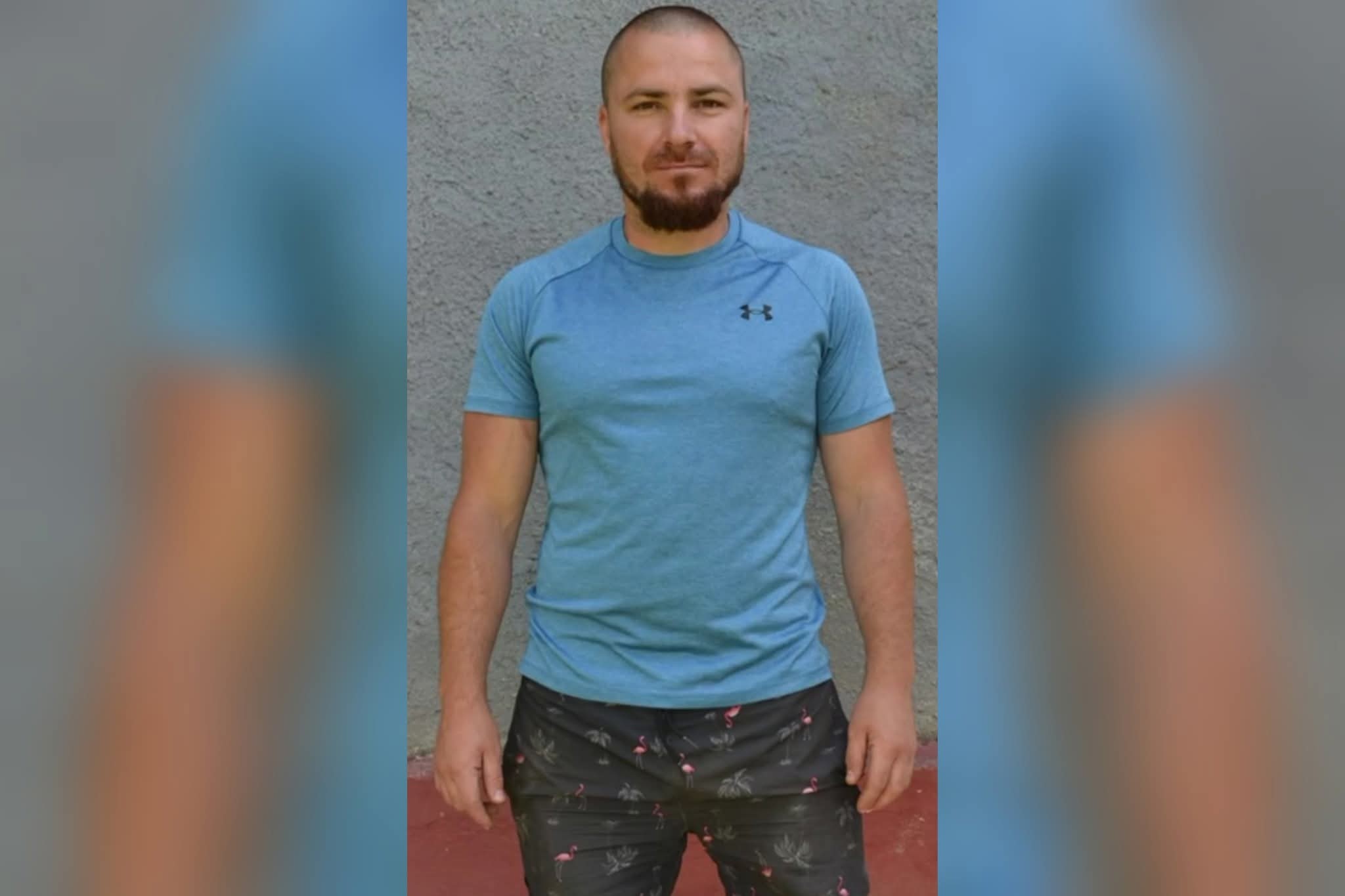 Emil Gânj, a suspect in a murder case in Mures county, is intensely ...