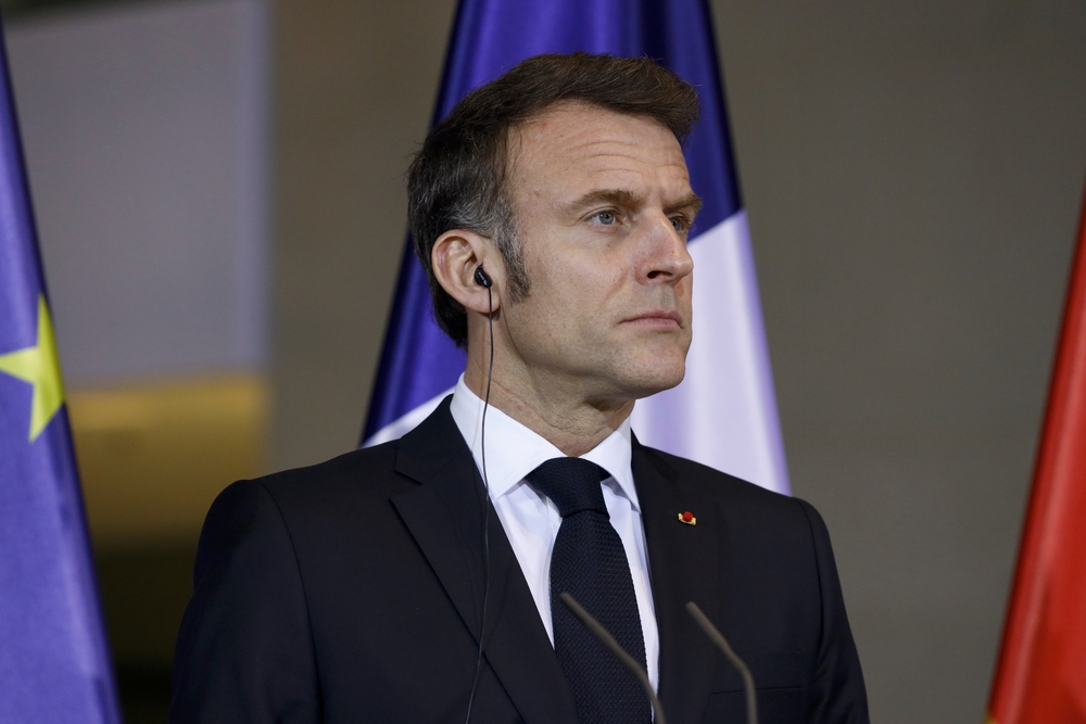 El presidente francés, Emmanuel Macron, condenó la difusión de imágenes ...