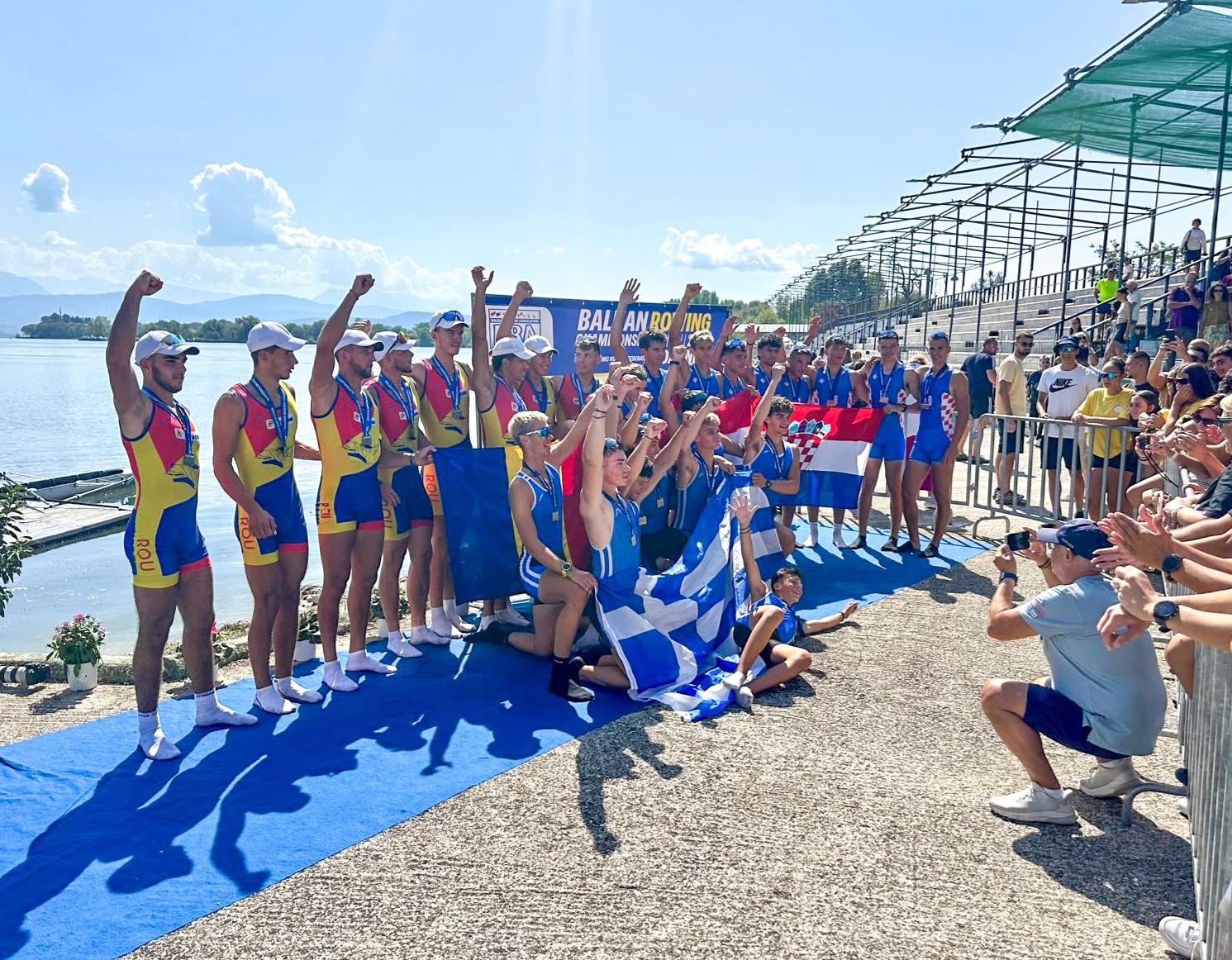 At the Balkan Rowing Championships held in Ioannina, Romania won a ...