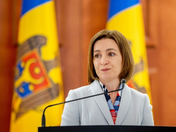 La Presidente della Repubblica di Moldova, Maia Sandu, ha ricevuto tra ...