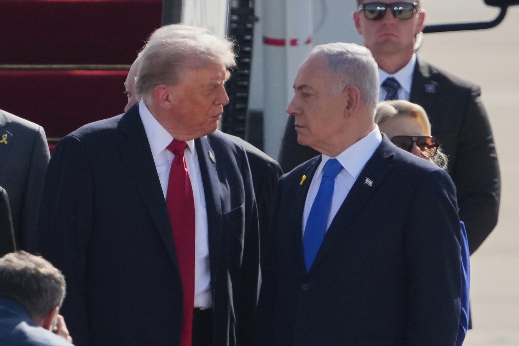 President Donald Trump has arrived in Israel to celebrate the ceasefire ...