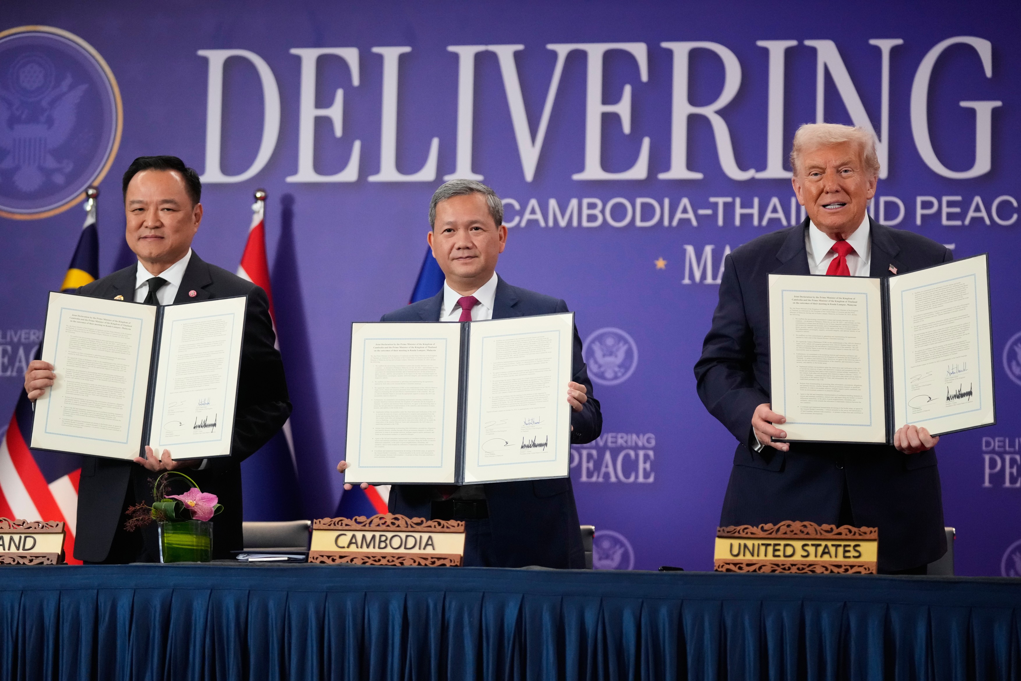 Der kambodschanische Premierminister Hun Manet hat die Kandidatur von ...