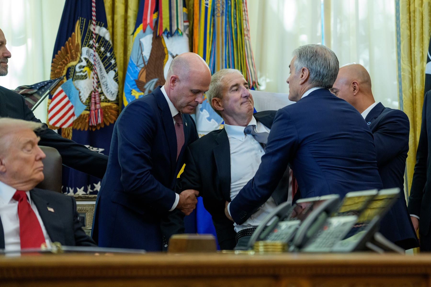 Gordon Findlay, director at Novo Nordisk, collapsed during Trump's ...