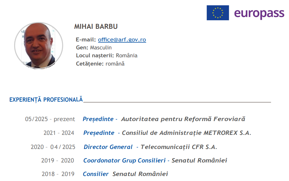 The PNL suspended Mihai Barbu from party positions after he was placed ...