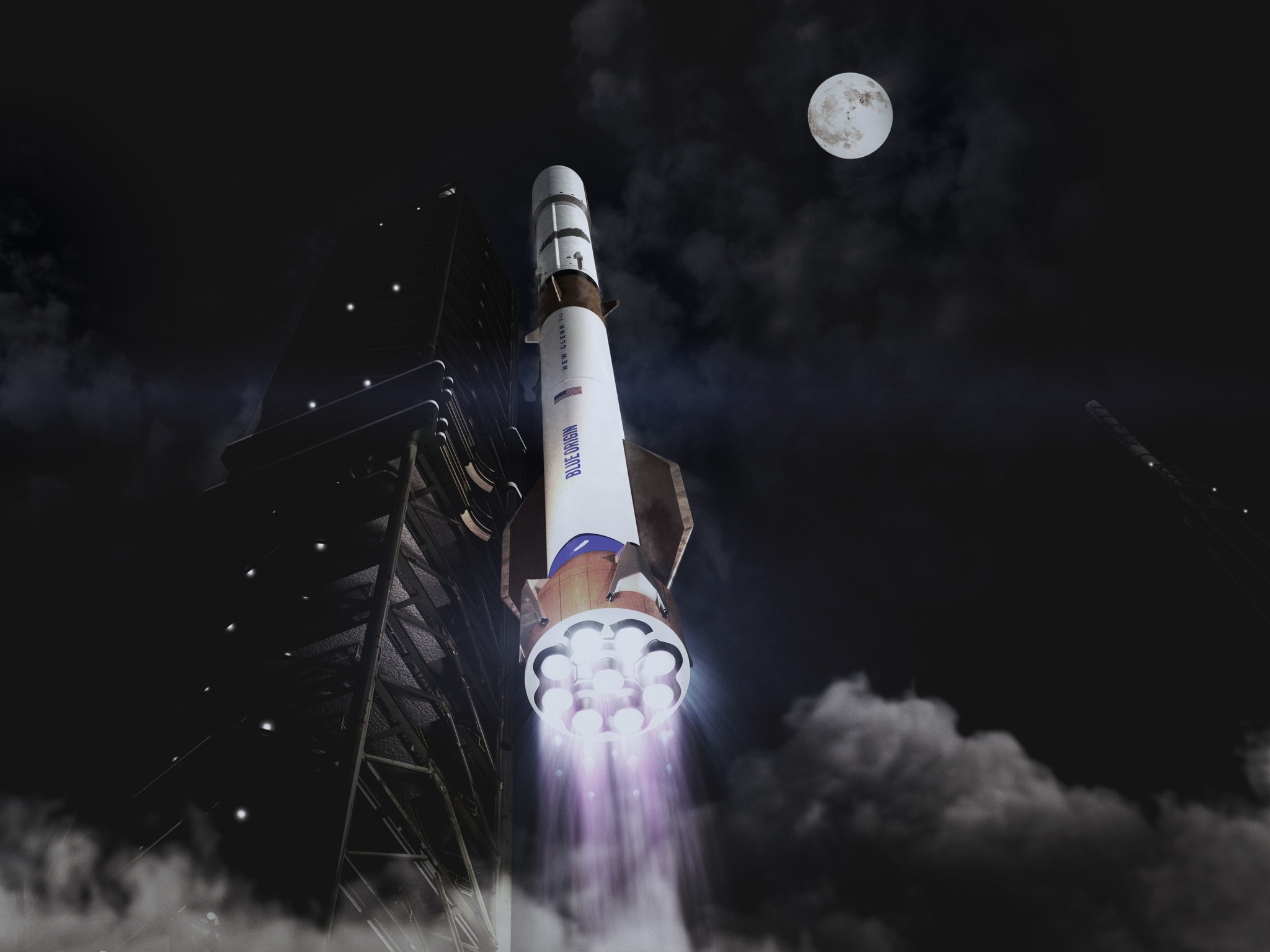 Blue Origin anuncia la construcción del cohete New Glenn 9x4, una ...