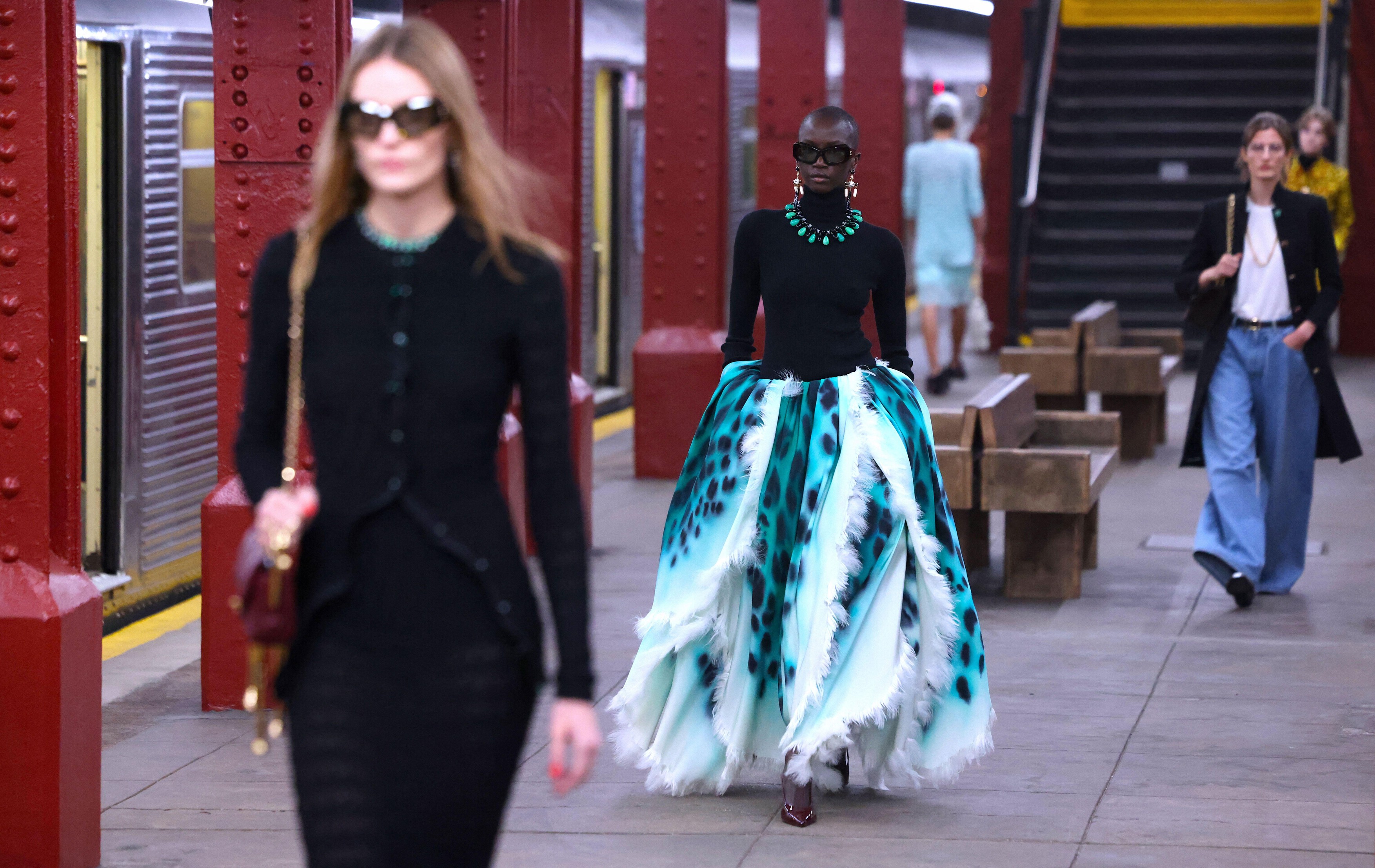 Matthieu Blazy, the new designer of Chanel, launched a collection on a ...