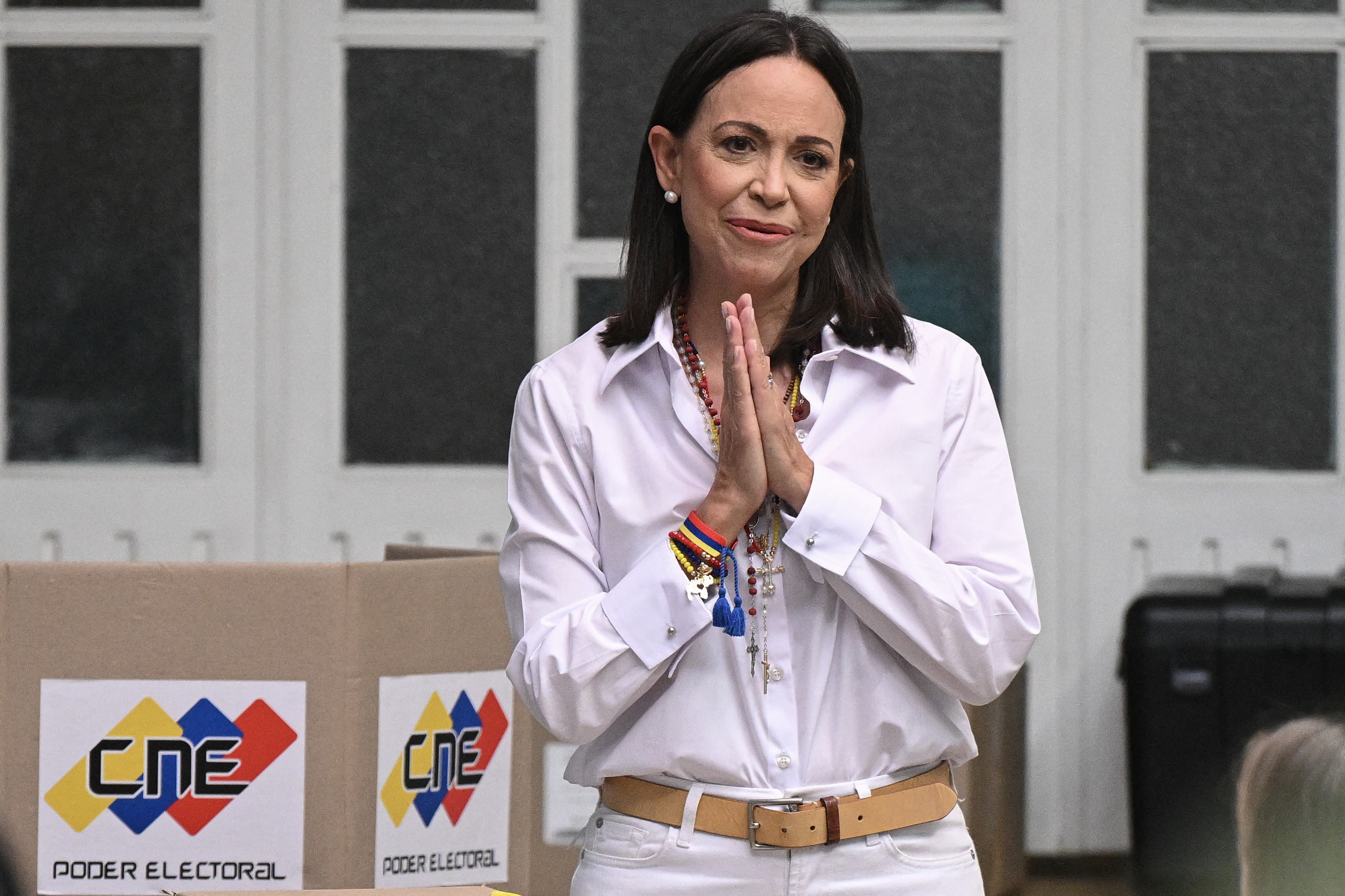 Venezuelan lawyer Maria Machado, awarded the Nobel Peace Prize, intends ...