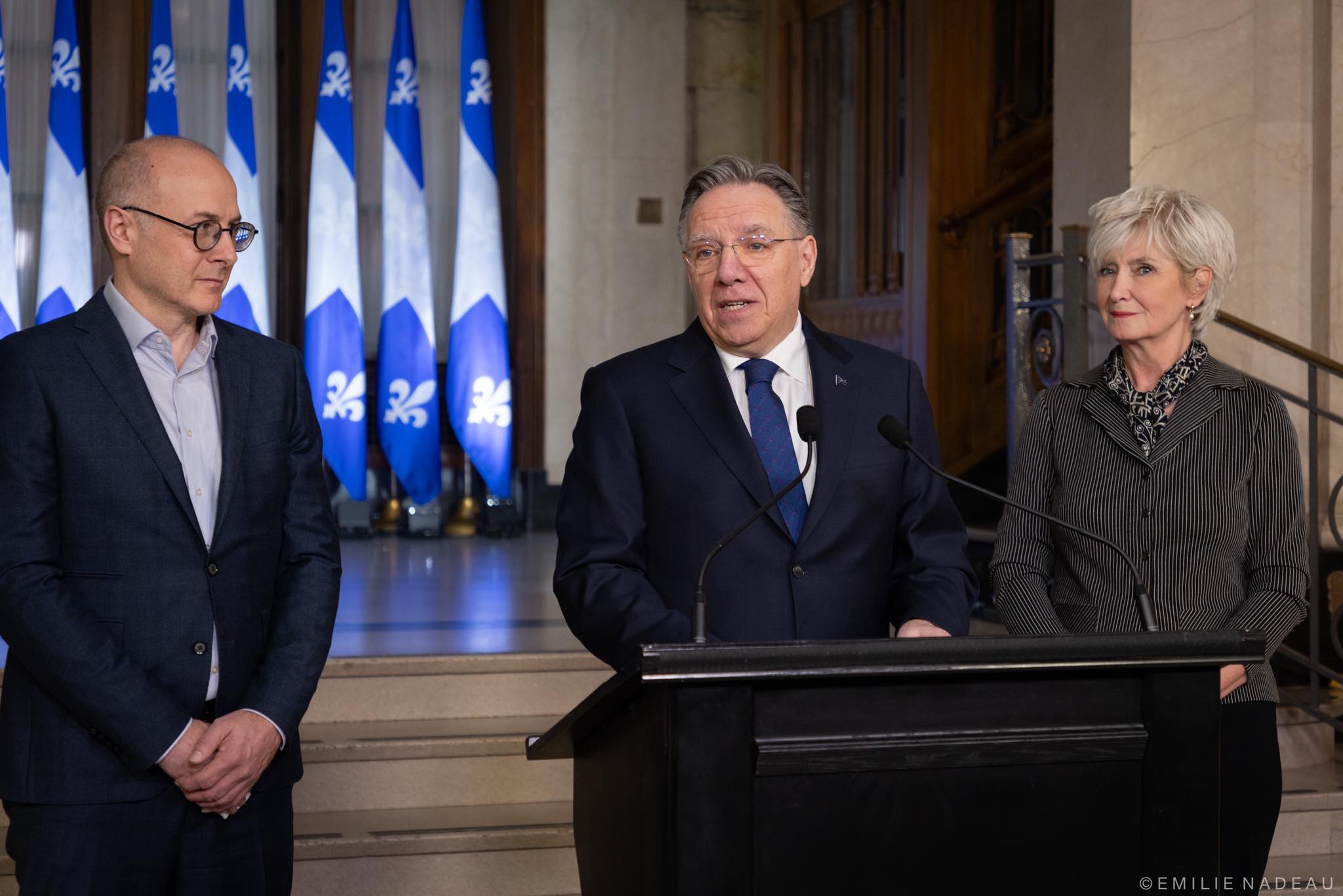 François Legault, der Premier der Provinz Quebec in Kanada und Gründer ...