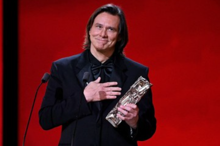 Jim Carrey received the Cesar d'honneur award at the 51st Cesar Awards ...