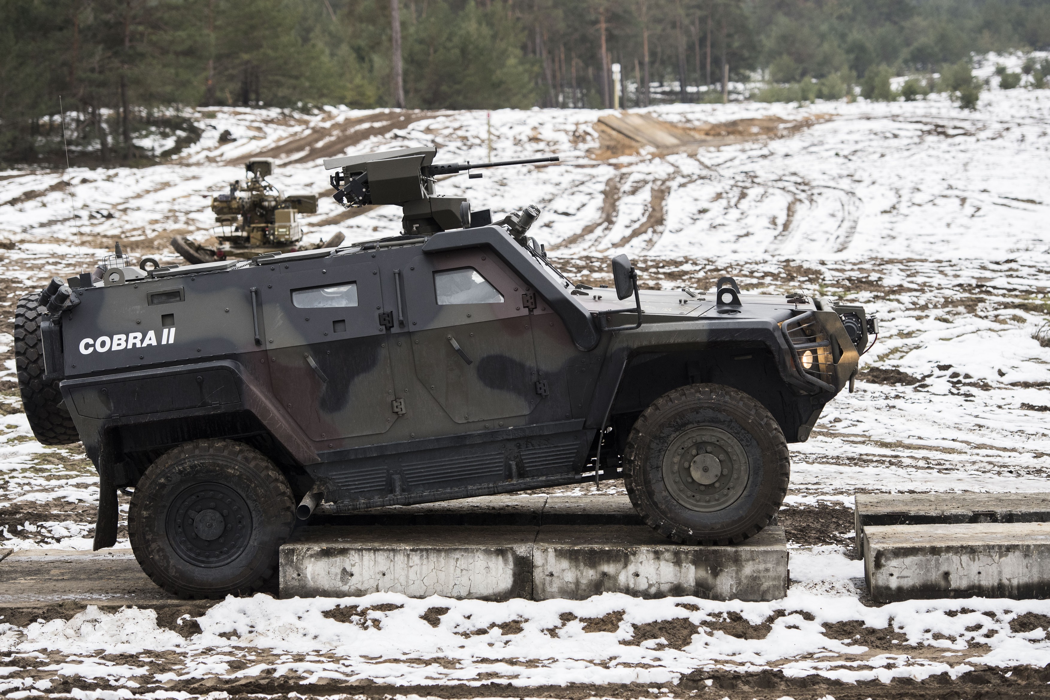Cobra II armored vehicles will circulate in military columns on public ...